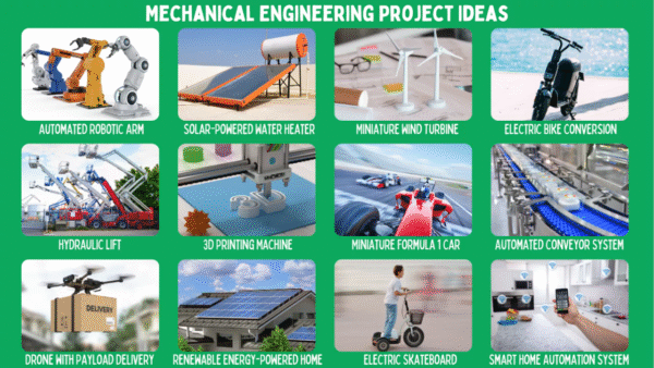 50+ Mini Project Ideas for Mechanical Students [2025 Updated List]